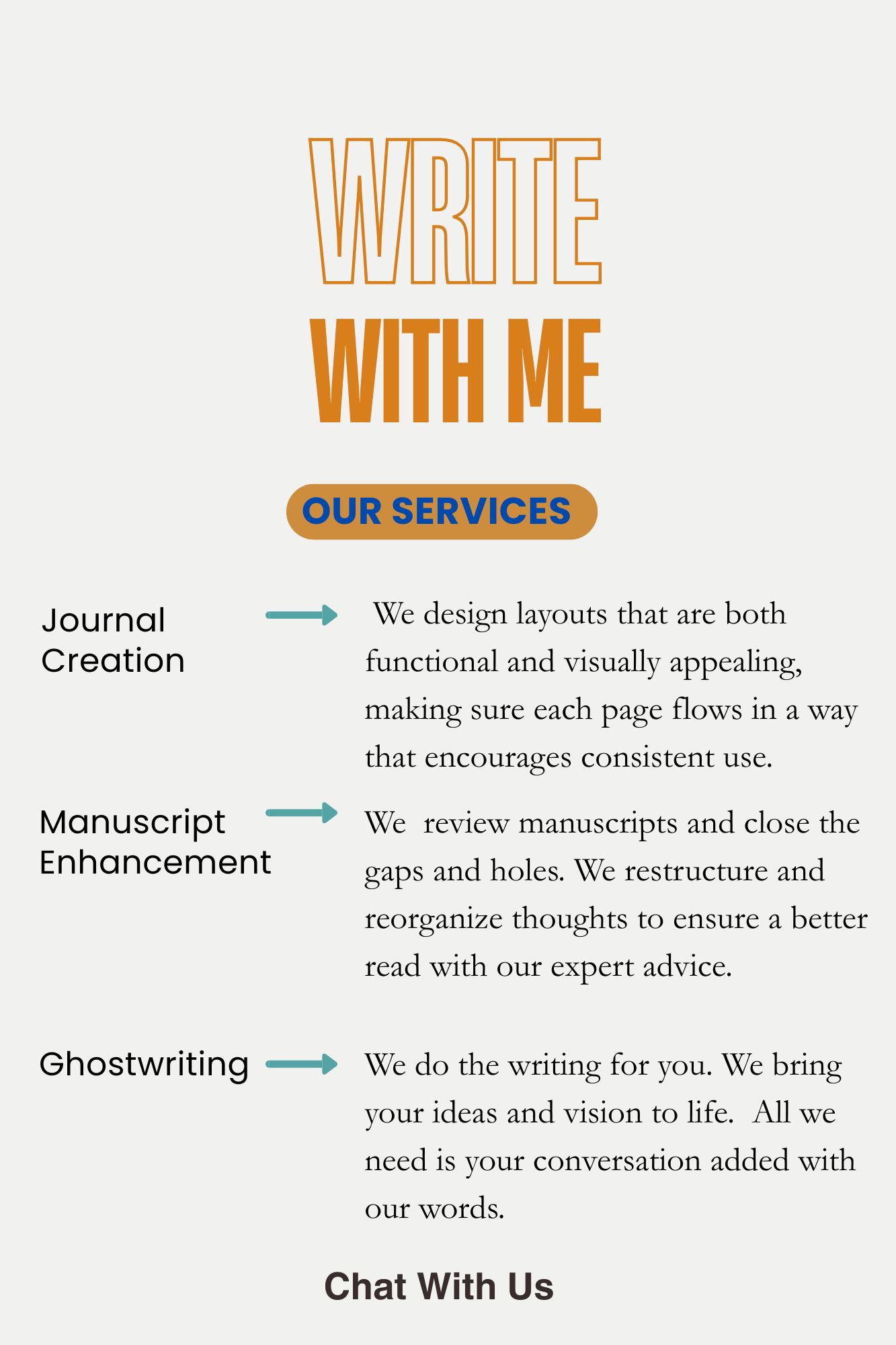 Write With Me – Write, Reflect, Grow